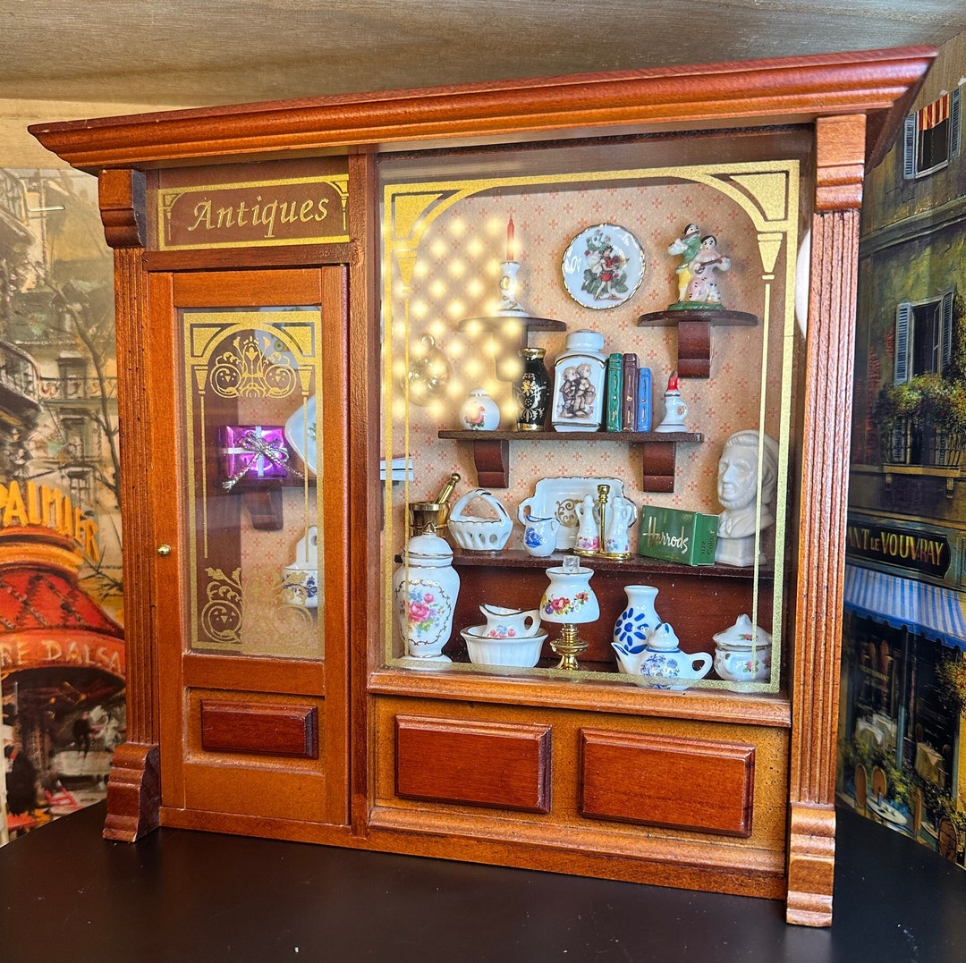 Vintage Ruetter Porcelain German 20 Years Old Miniature Antique Shop ...