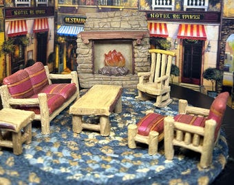 Resin dollhouse furniture store