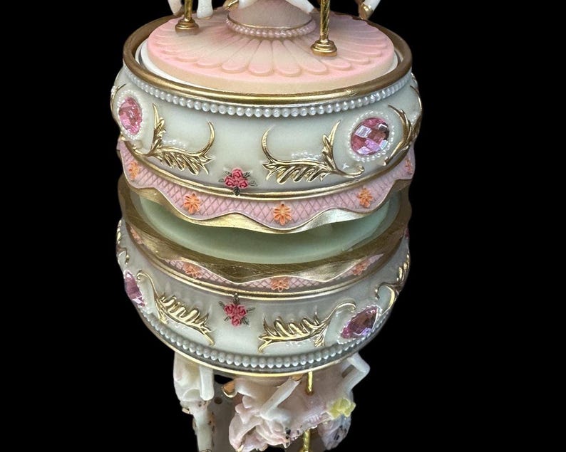 Beautiful Gift Carousel Music Box With Color Changing LED Lights ...