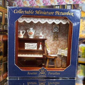 Vintage Reutter Porcelain Quality Workmanship Hanging Music Scene ...