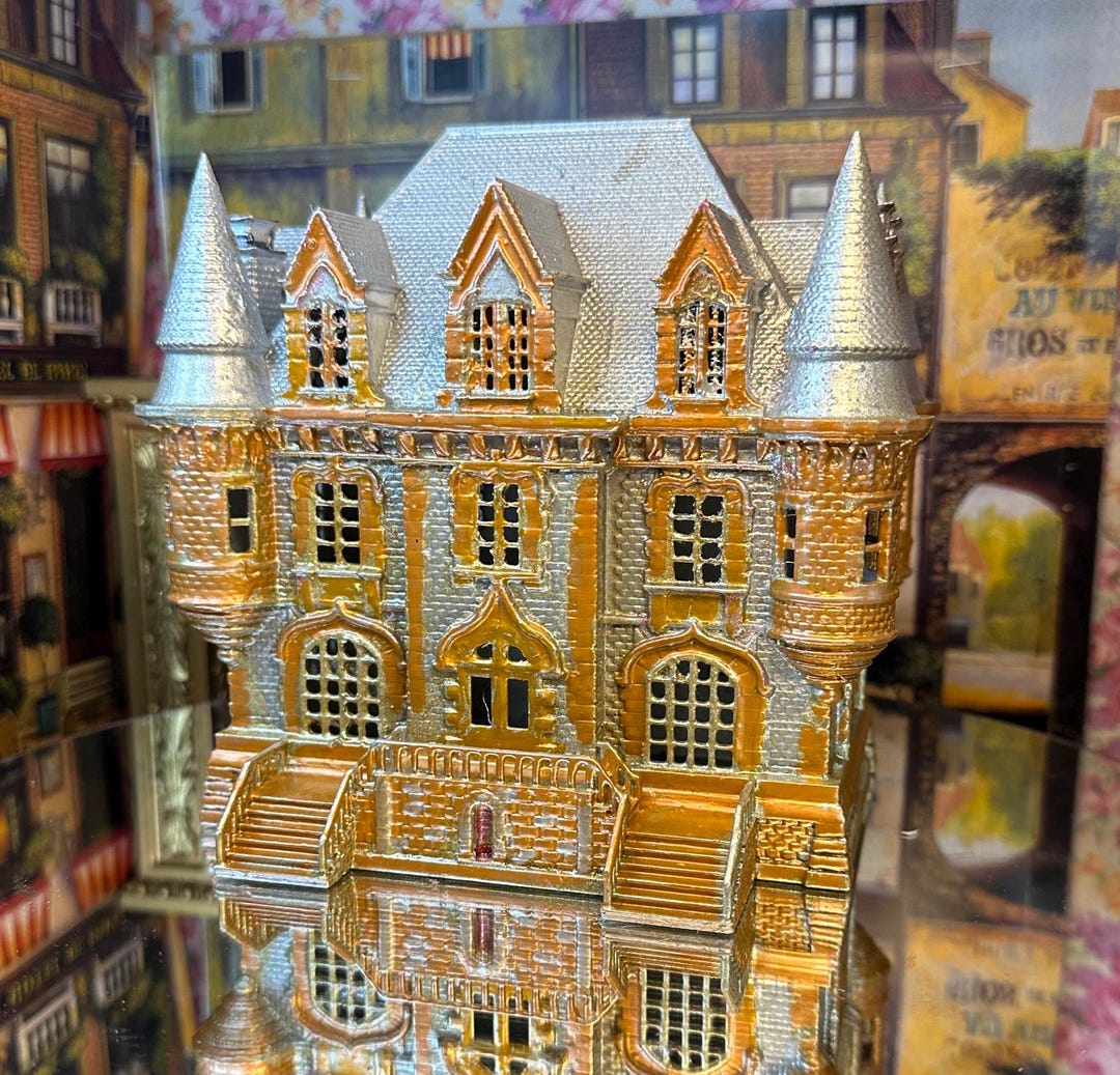 Miniature Large Dollhouse Room Box Action Figure Display Railroad ...