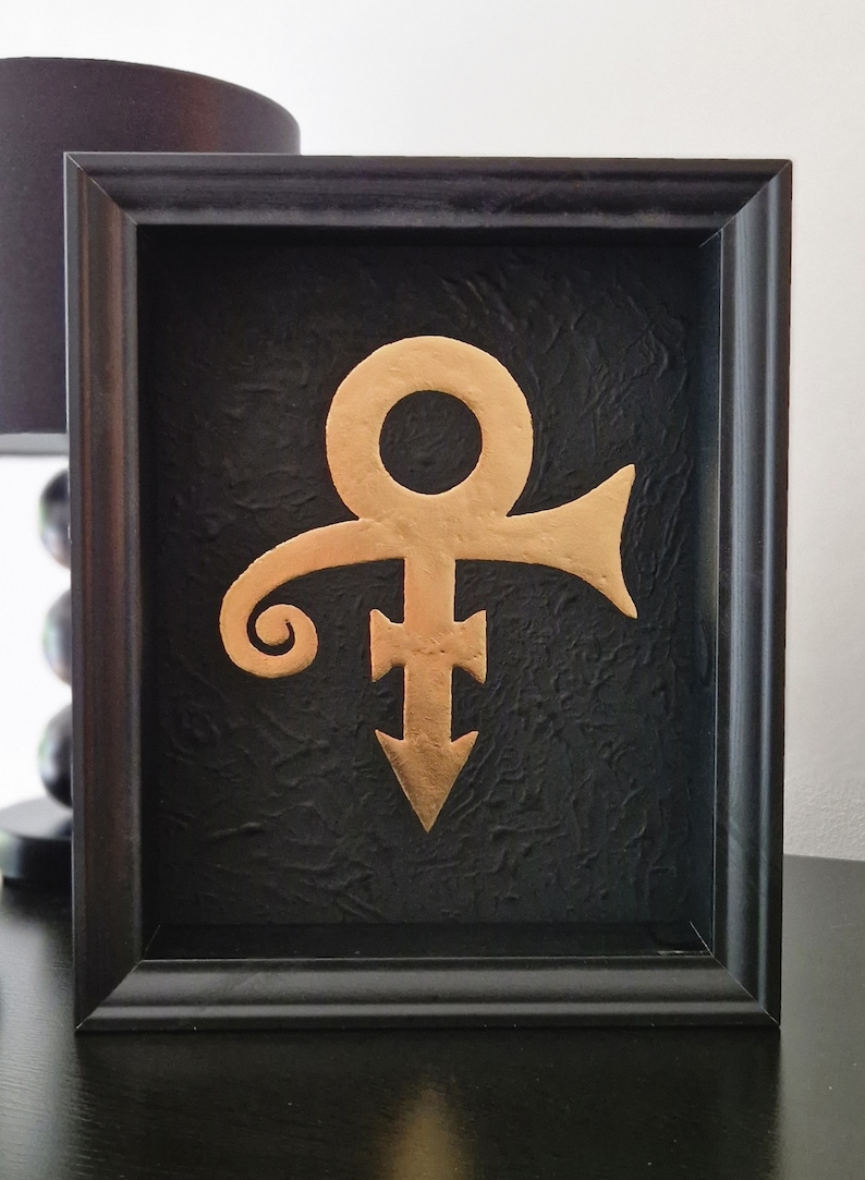 Prince Logo 24ct Gold Gilded in Frame Limited Edition - Etsy
