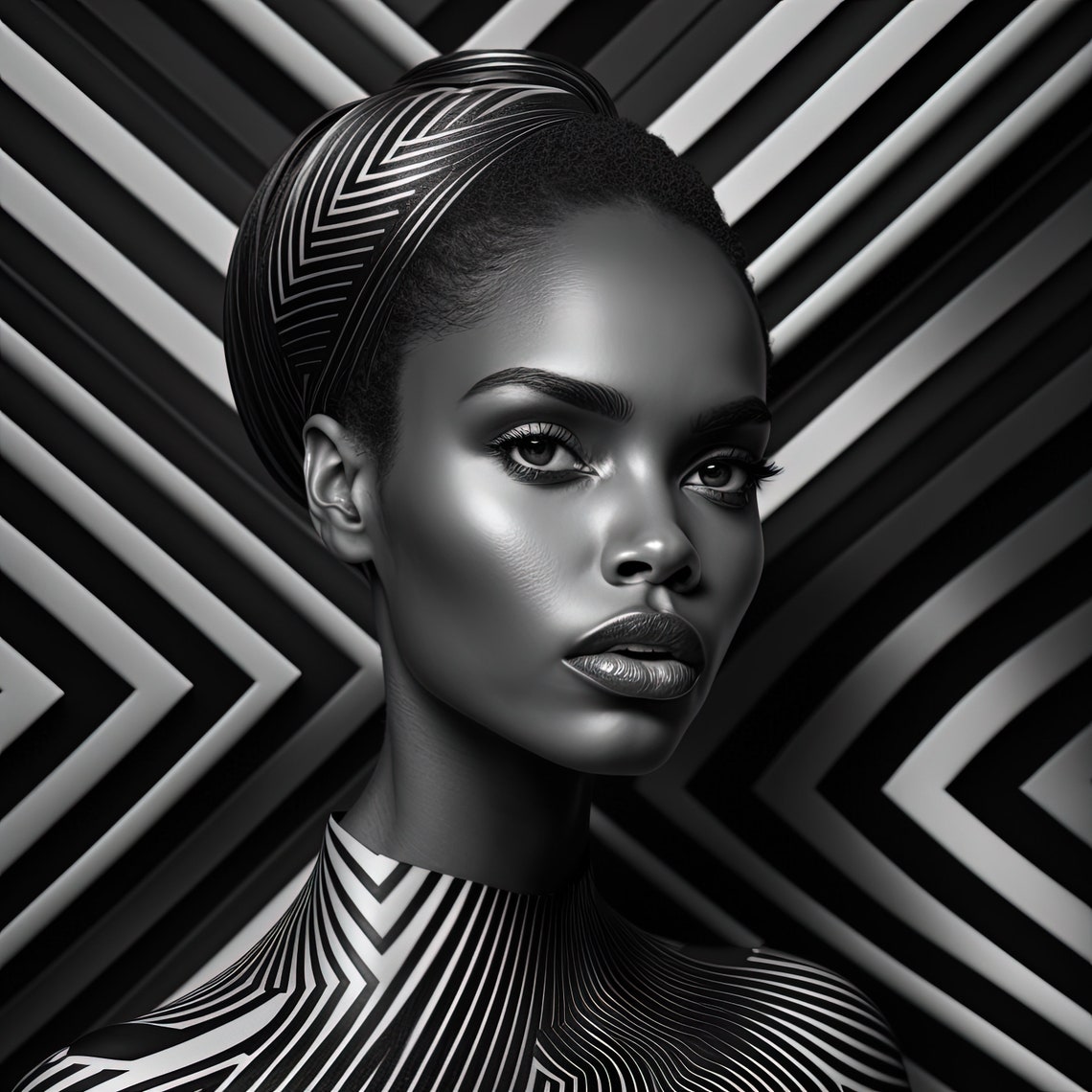 Custom Ai Portrait Digital Art - Etsy