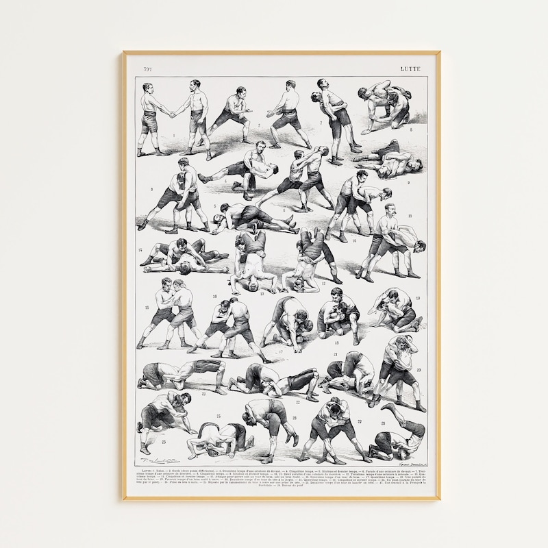 Vintage Wrestling Poster - Etsy UK