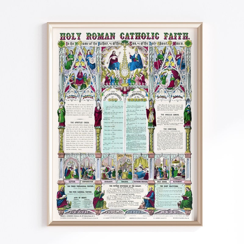 Catholic Wall Art - Etsy