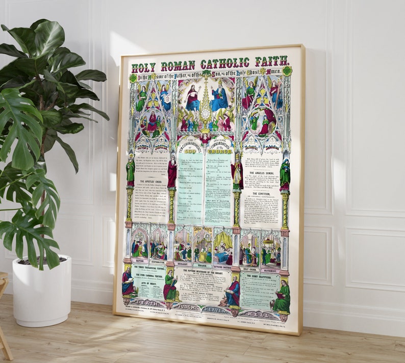 Holy Roman Catholic Faith Printable Art Digital Download the Apostles ...