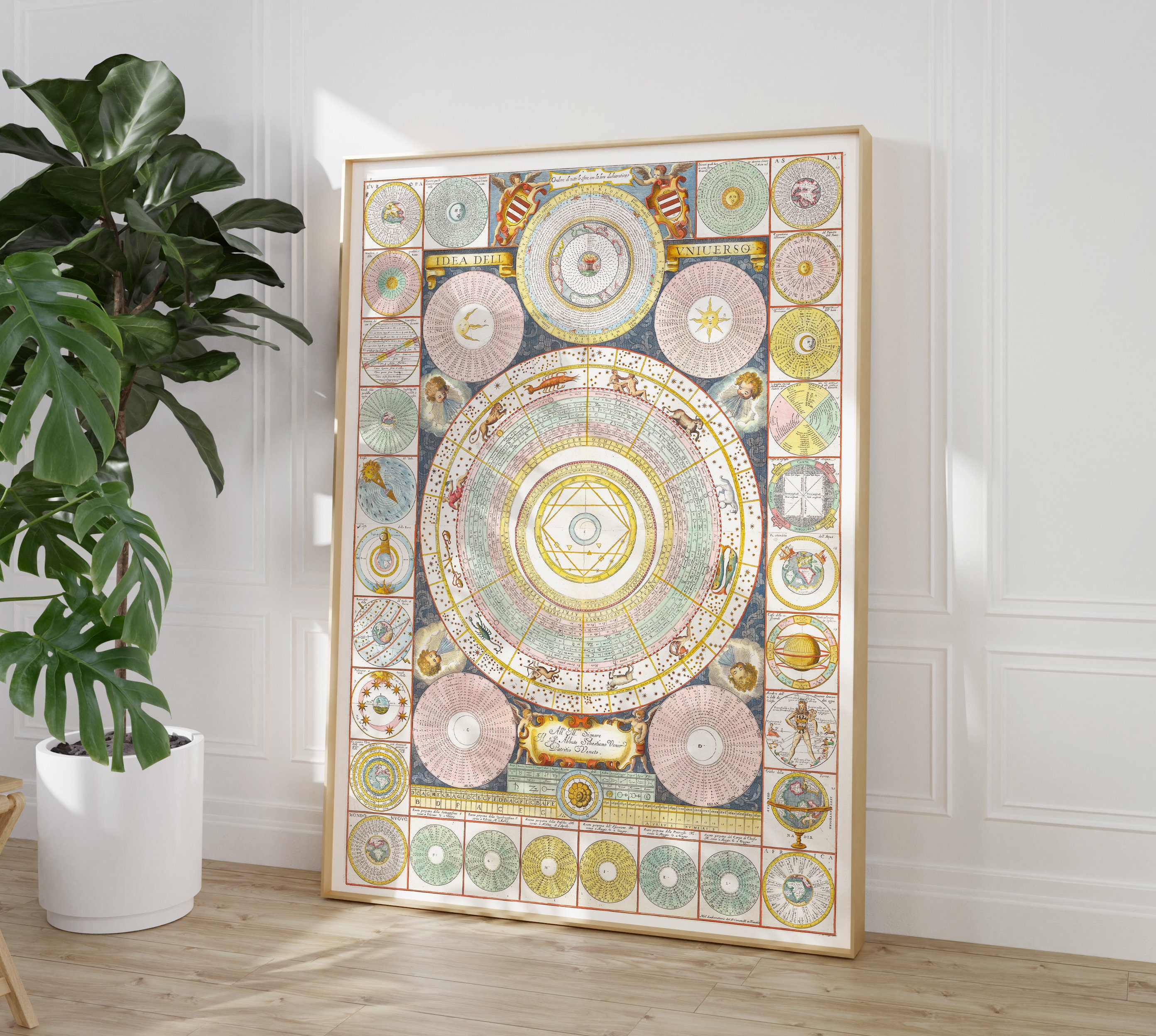 Printable Astrology Chart Digital Download Star Sign Map - Etsy