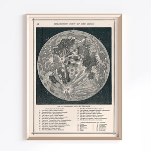 Moon Set of 3 Printable Posters | Digital Download |moon Phases Print ...
