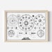 Phases of the Moon Printable Digital Download Moon Phases Print Moon ...