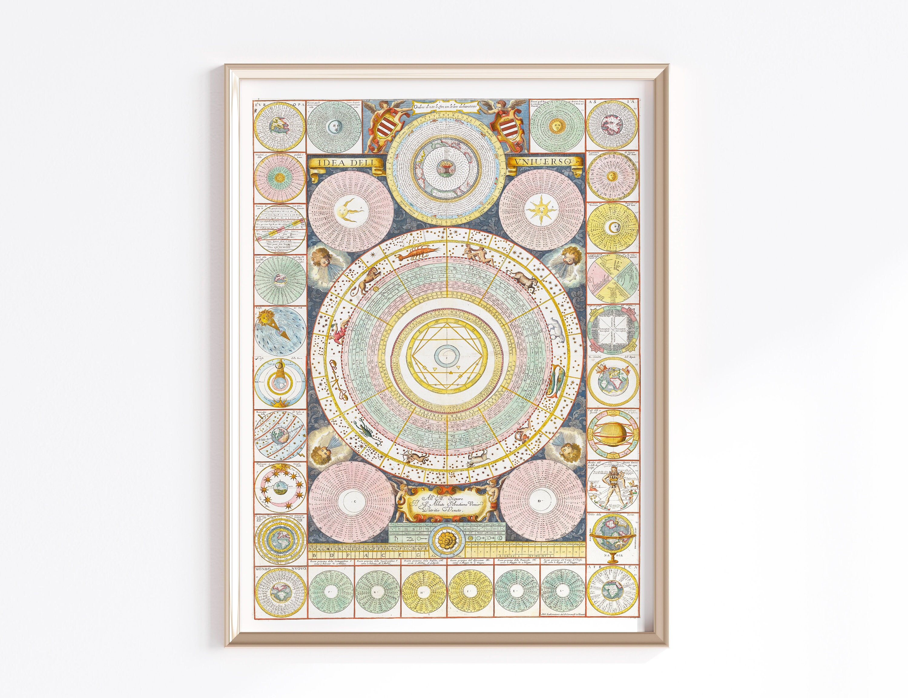 Printable Astrology Chart Digital Download Star Sign Map - Etsy