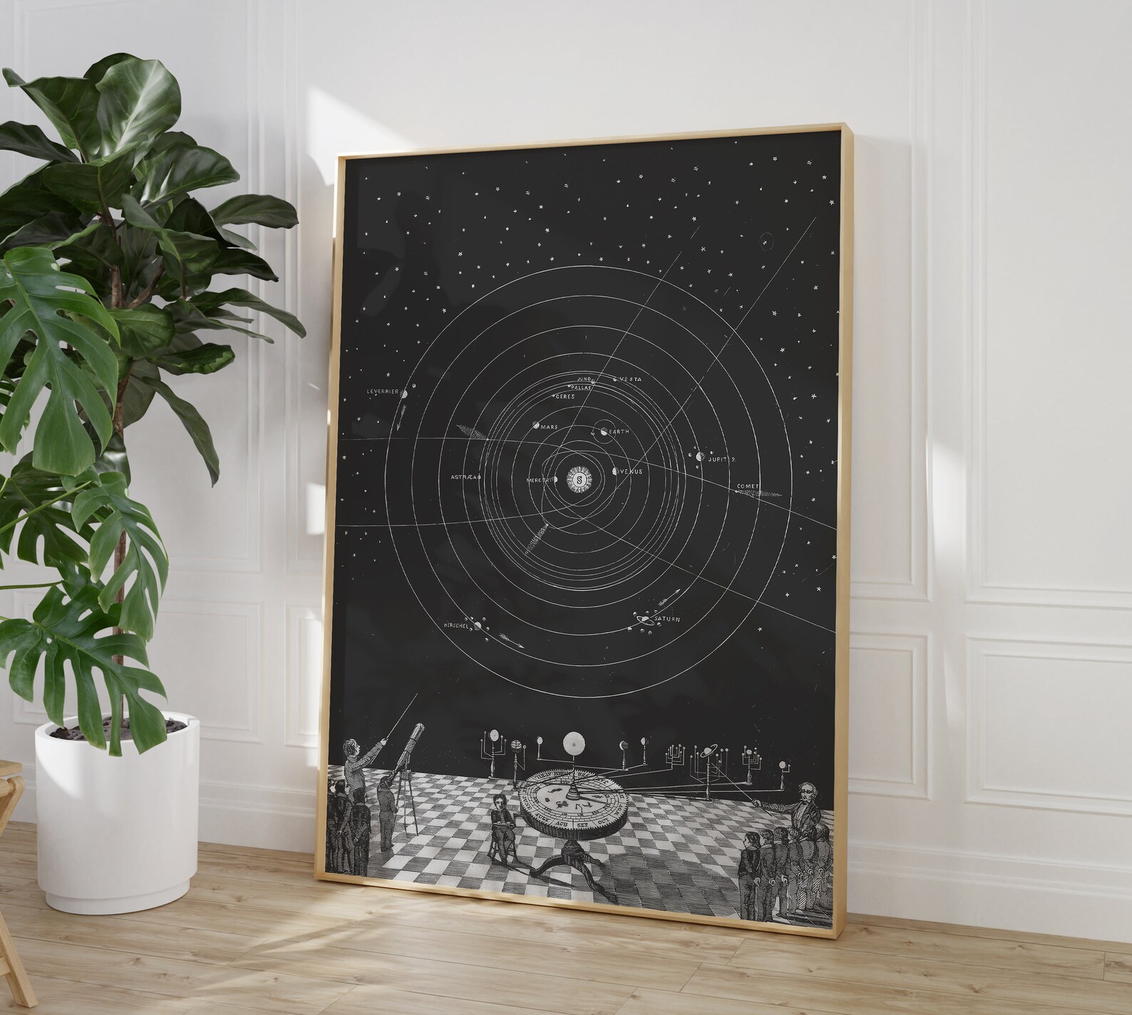 Printable Solar System Map | Digital Download | Solar System Print ...