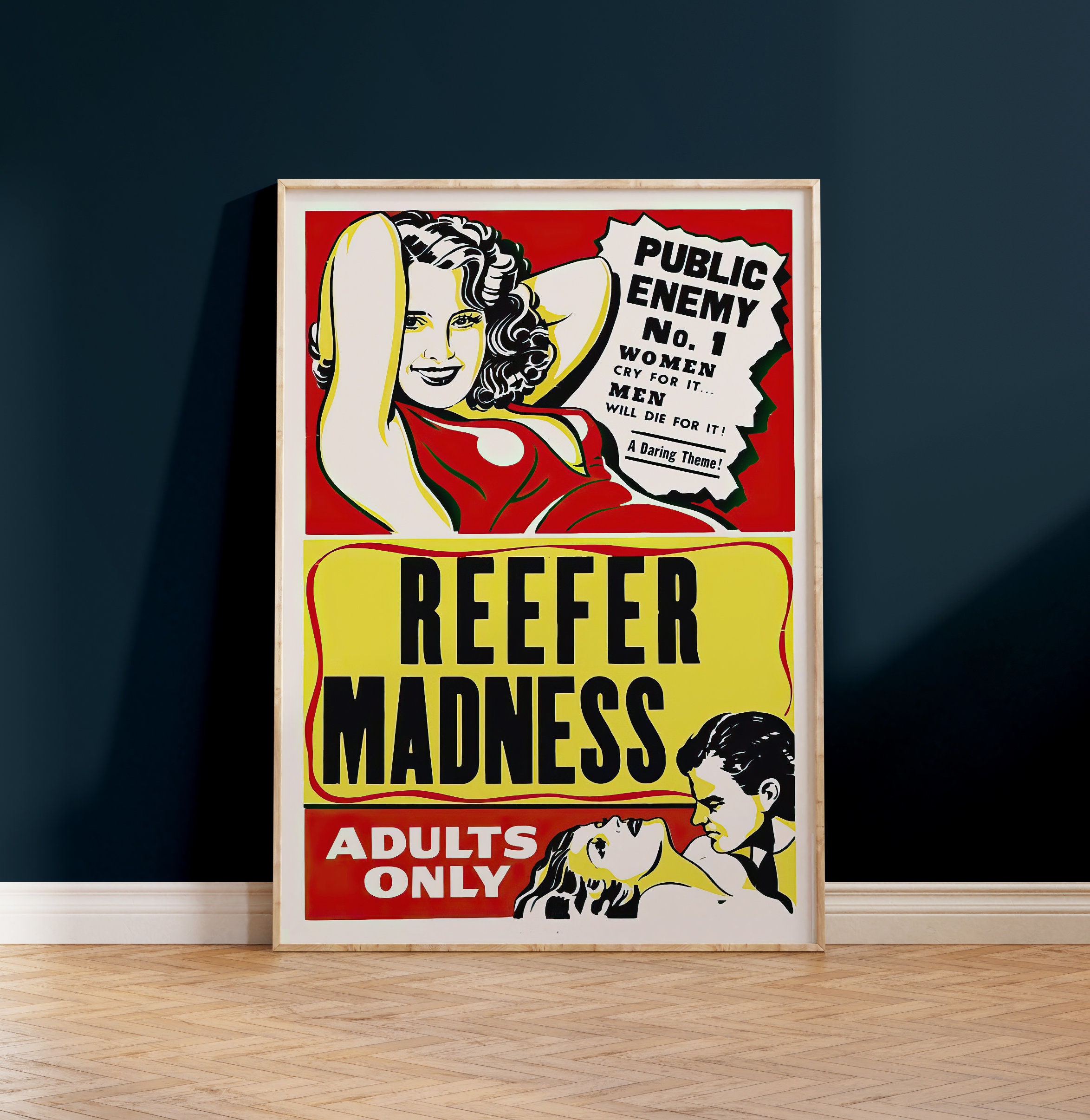 Reefer Madness Printable Poster Digital Download Devils Harvast Poster ...