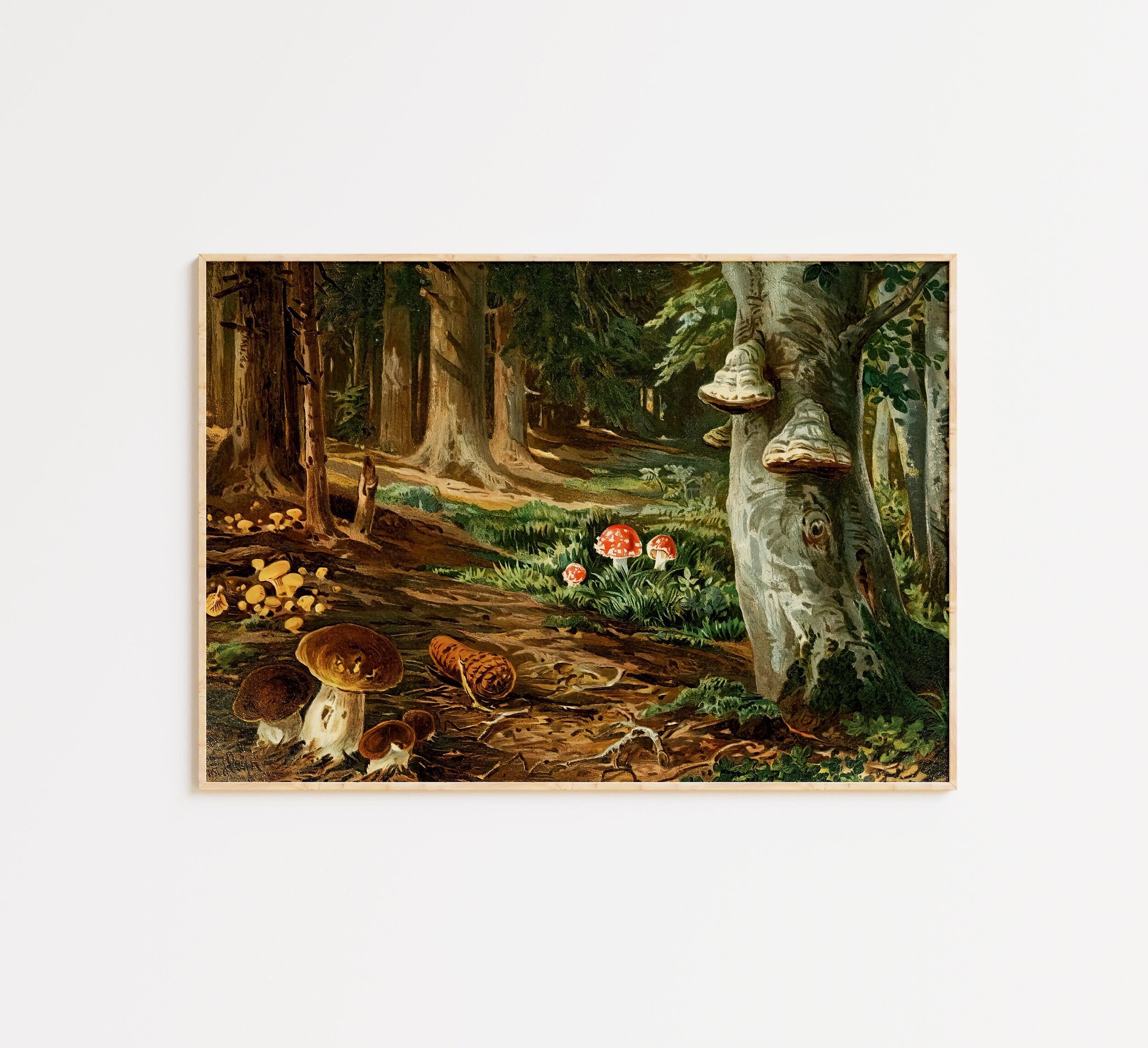 Printable Cottagecore Forest Print Digital Download Forest - Etsy