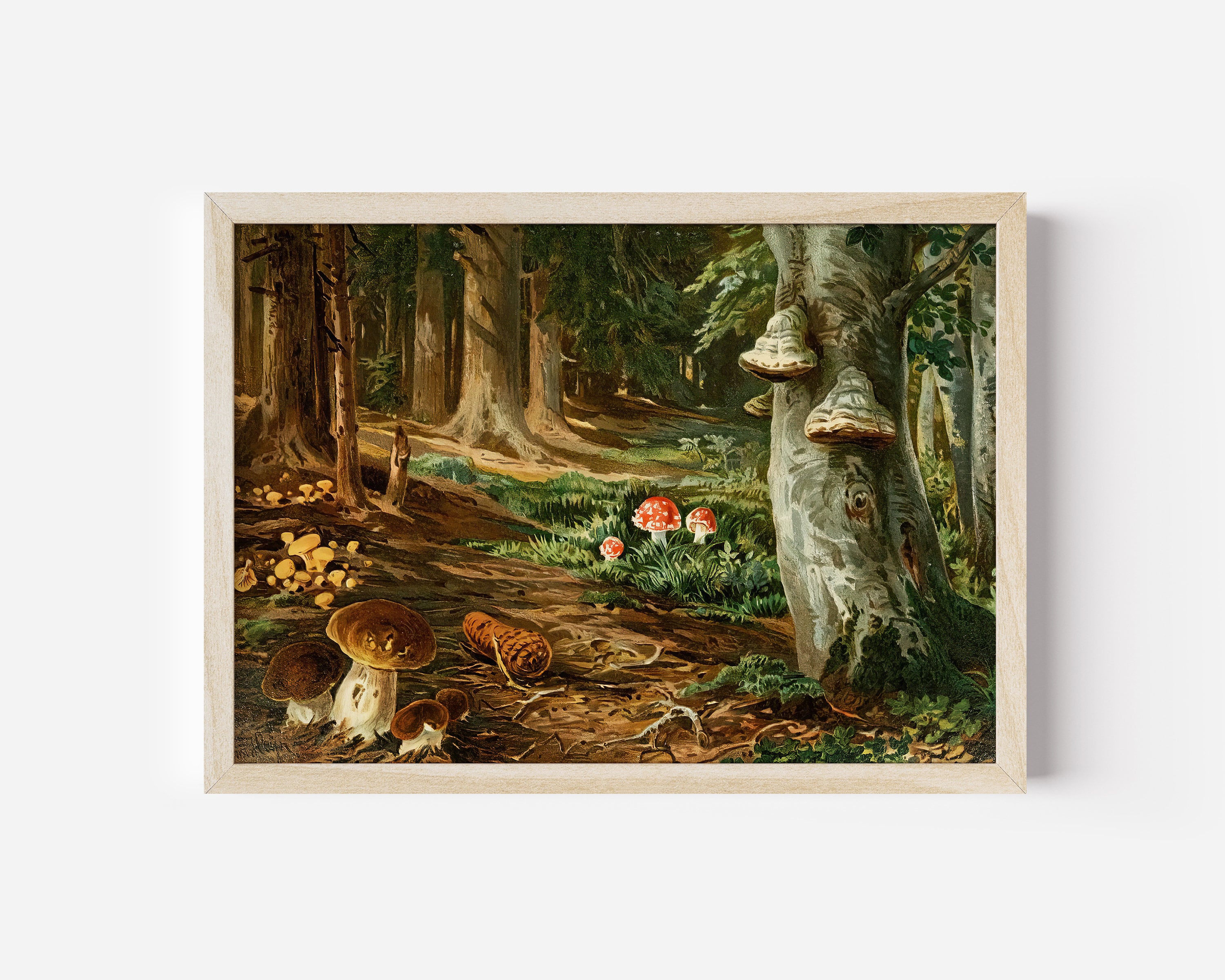 Printable Cottagecore Forest Print Digital Download Forest - Etsy