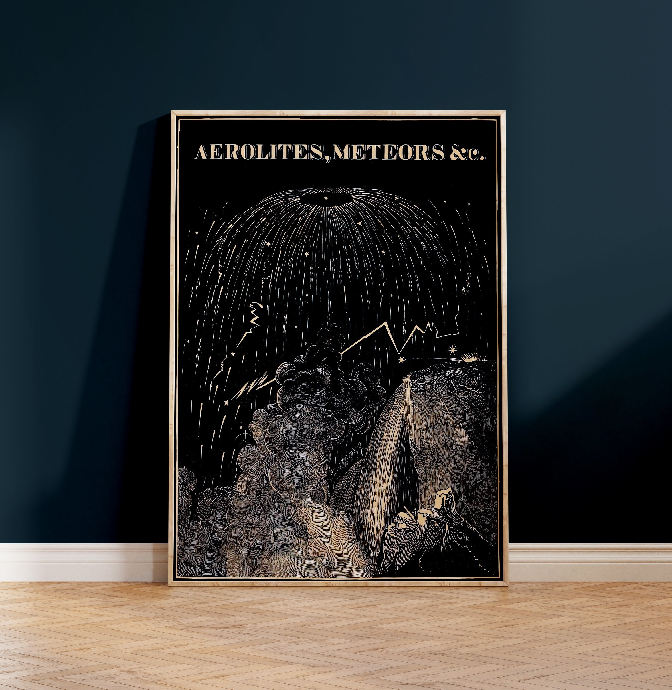 Printable Vintage Space Poster | Digital Download | Scientific Space ...