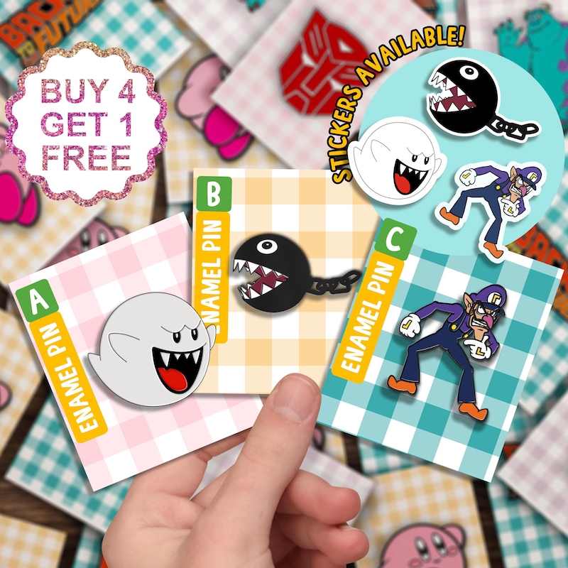 Anime Gaming Pin - Etsy