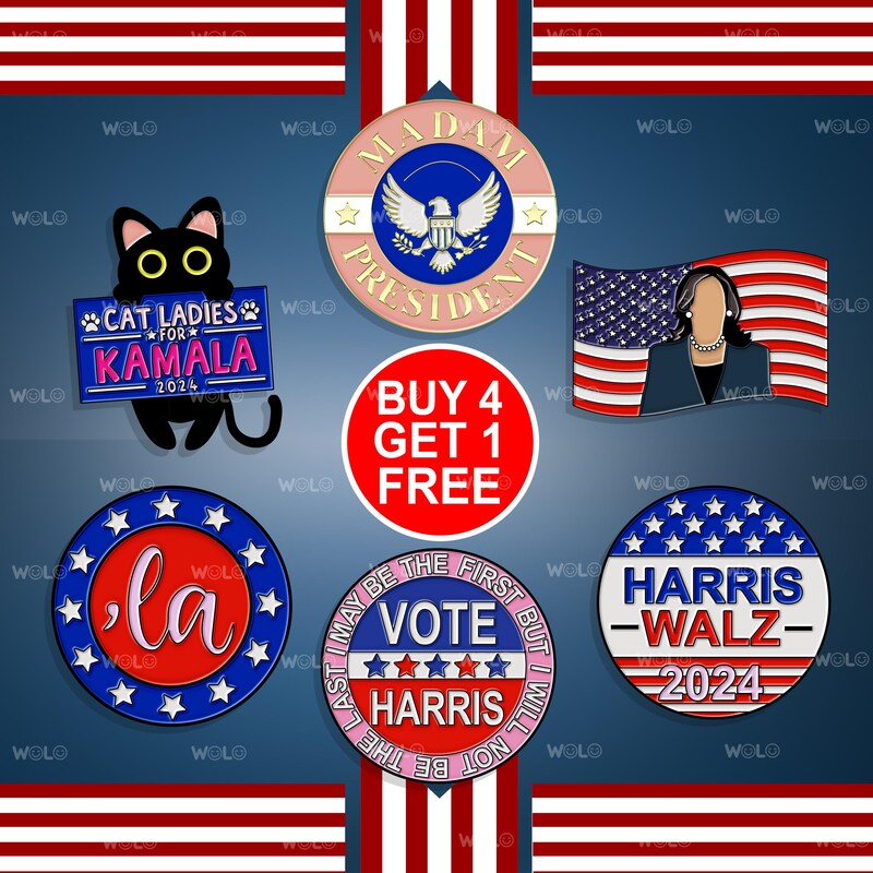 Kamala Harris Pin - Etsy