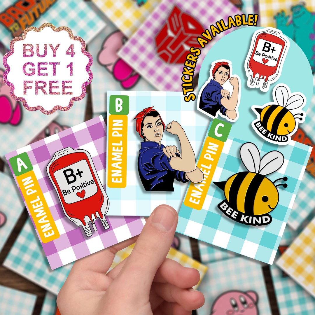 Bumblebee Feminist Positive Enamel Pin Gift Set Inspired Quote Gifts ...