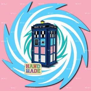 Rainbow Pride Police Box Lgbt Enamel Pin Lgbt Lapel Pin Kawaii Pins Set ...