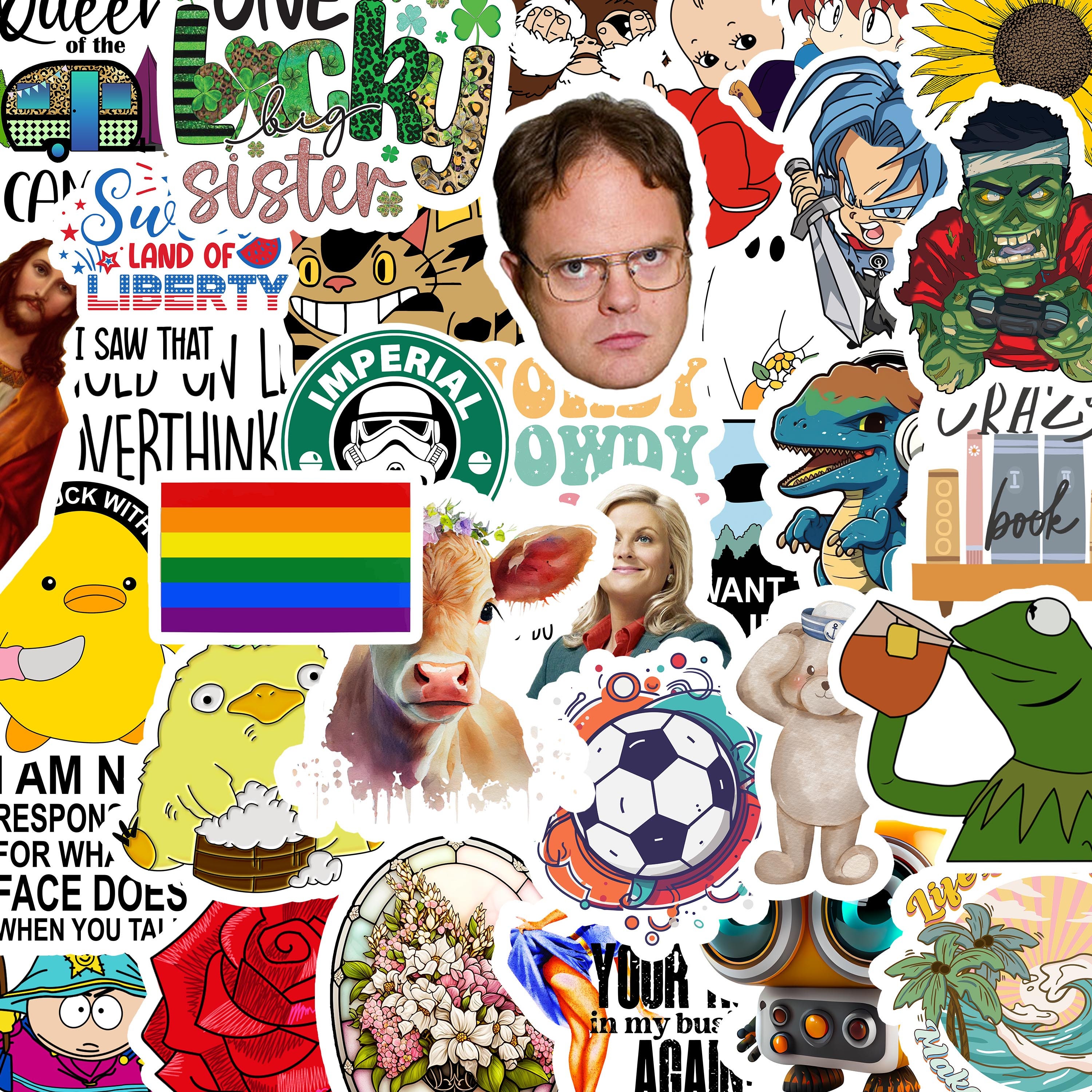 25 Sticker Pack Vinyl Pack Aesthetic Cool Stickers Pack Mix - Etsy