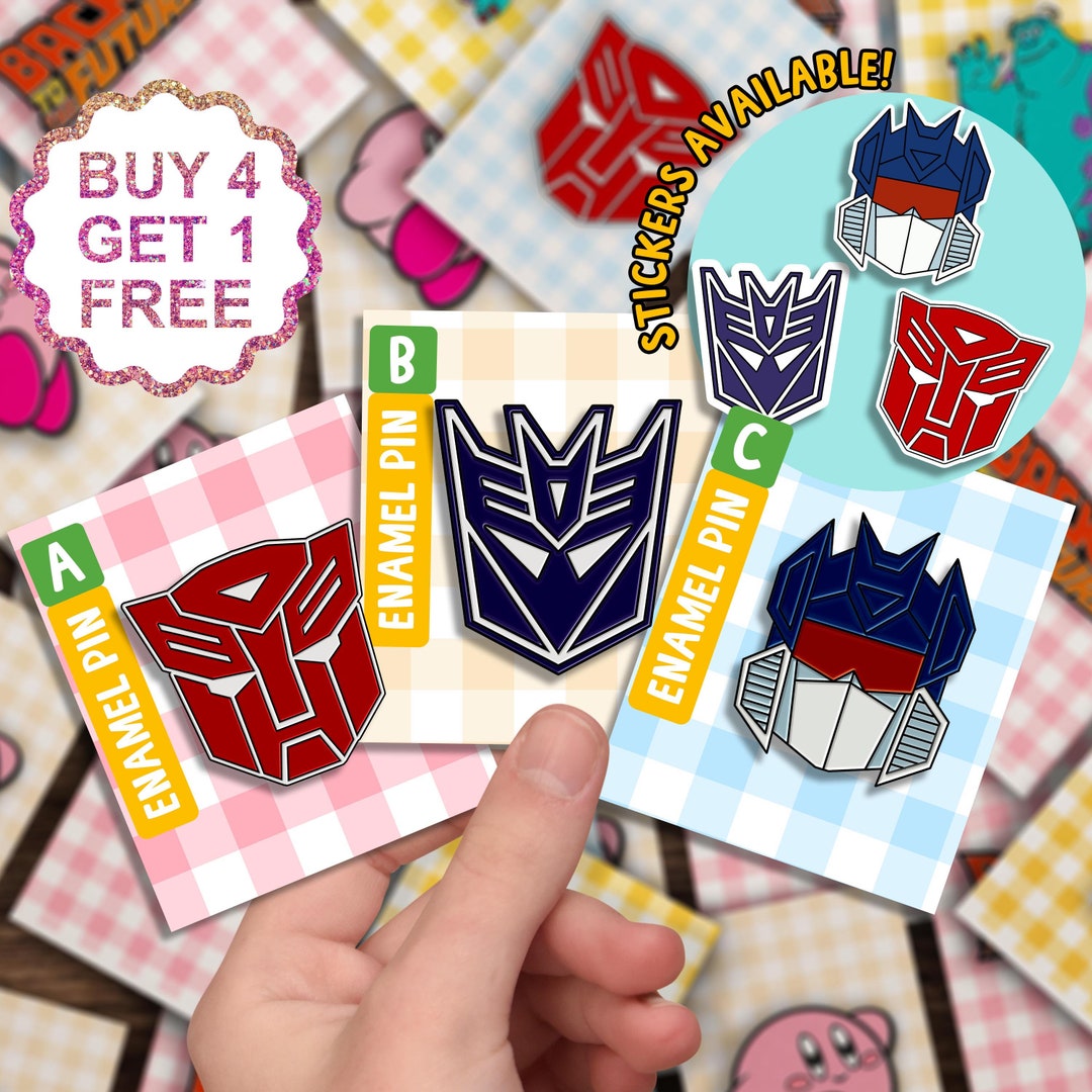 Decepticons Mecha Anime Enamel Pin Gift Set Cartoon Fan Gift Enamel Pin ...
