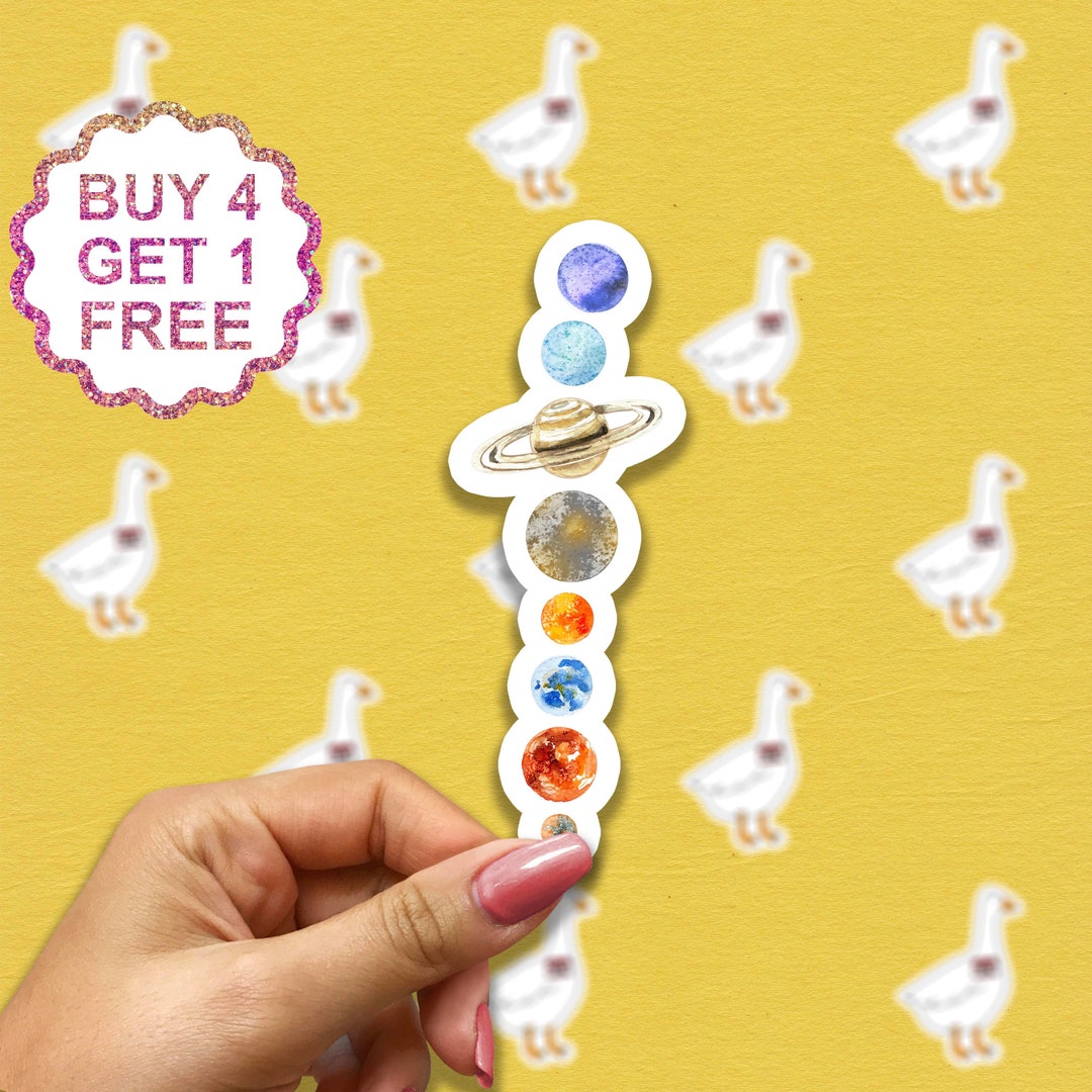 Planets Stickers Space Art Sticker Galaxy Stickers Galaxy Space Gift ...