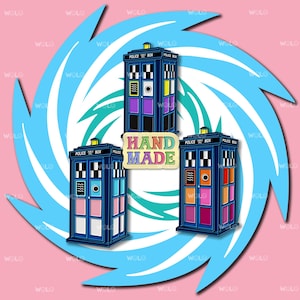 Rainbow Pride Police Box Lgbt Enamel Pin Lgbt Lapel Pin Kawaii Pins Set ...