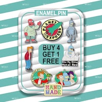 Futurama Bender Zoidberg Keychain - Etsy