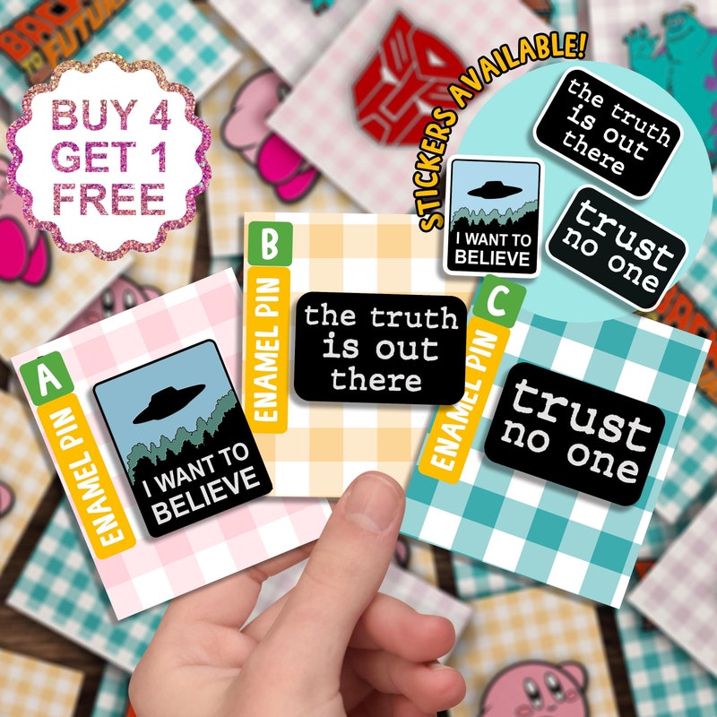 Enamel Pin Book Set - Etsy