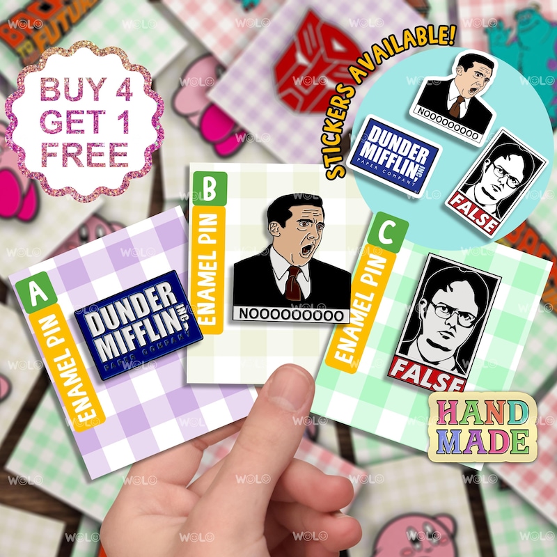 The Office Enamel Pin - Etsy