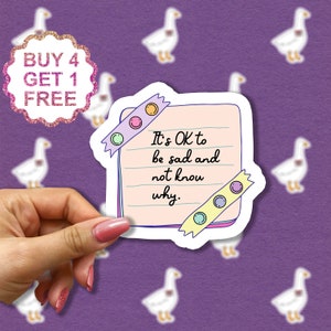 Semicolon Awareness Sticker Health Stickers Mental Health Affirmation ...