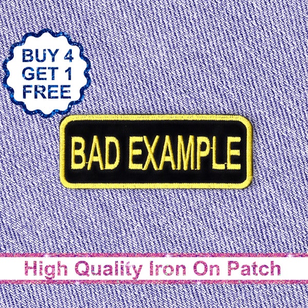 Bad Example Patch - Etsy