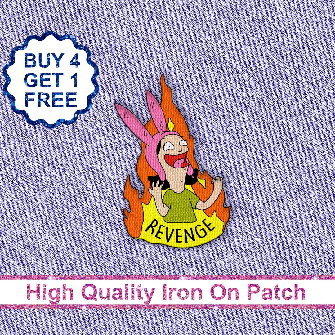 Louise Belcher Revenge Patch Bob's Burgers Pop Culture Patches Iron on ...