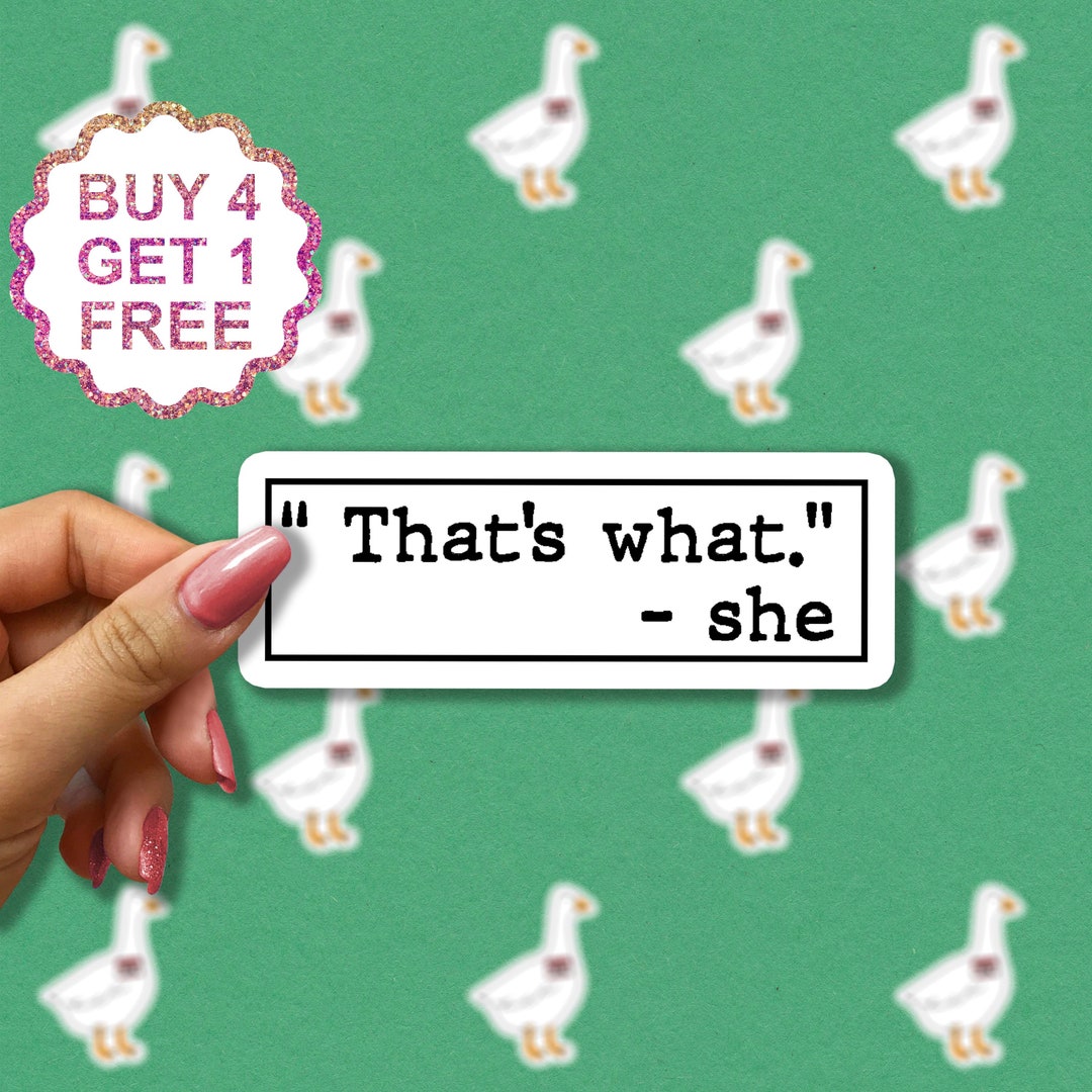 That's What She Said Sticker, Quote Stickers, the Office Michael, Funny ...