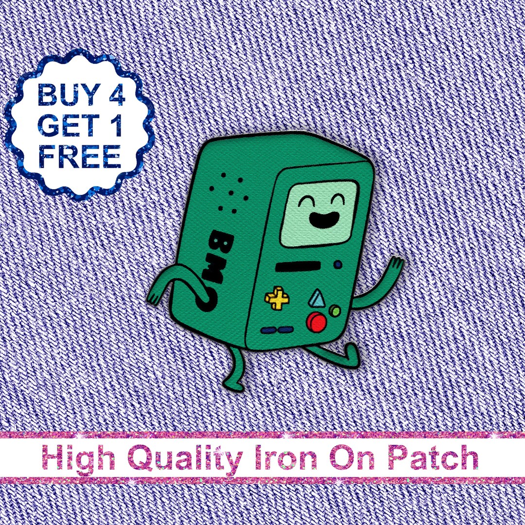 Beemo Robot Patch Bmo Cartoon Patches Iron on Patch - Etsy
