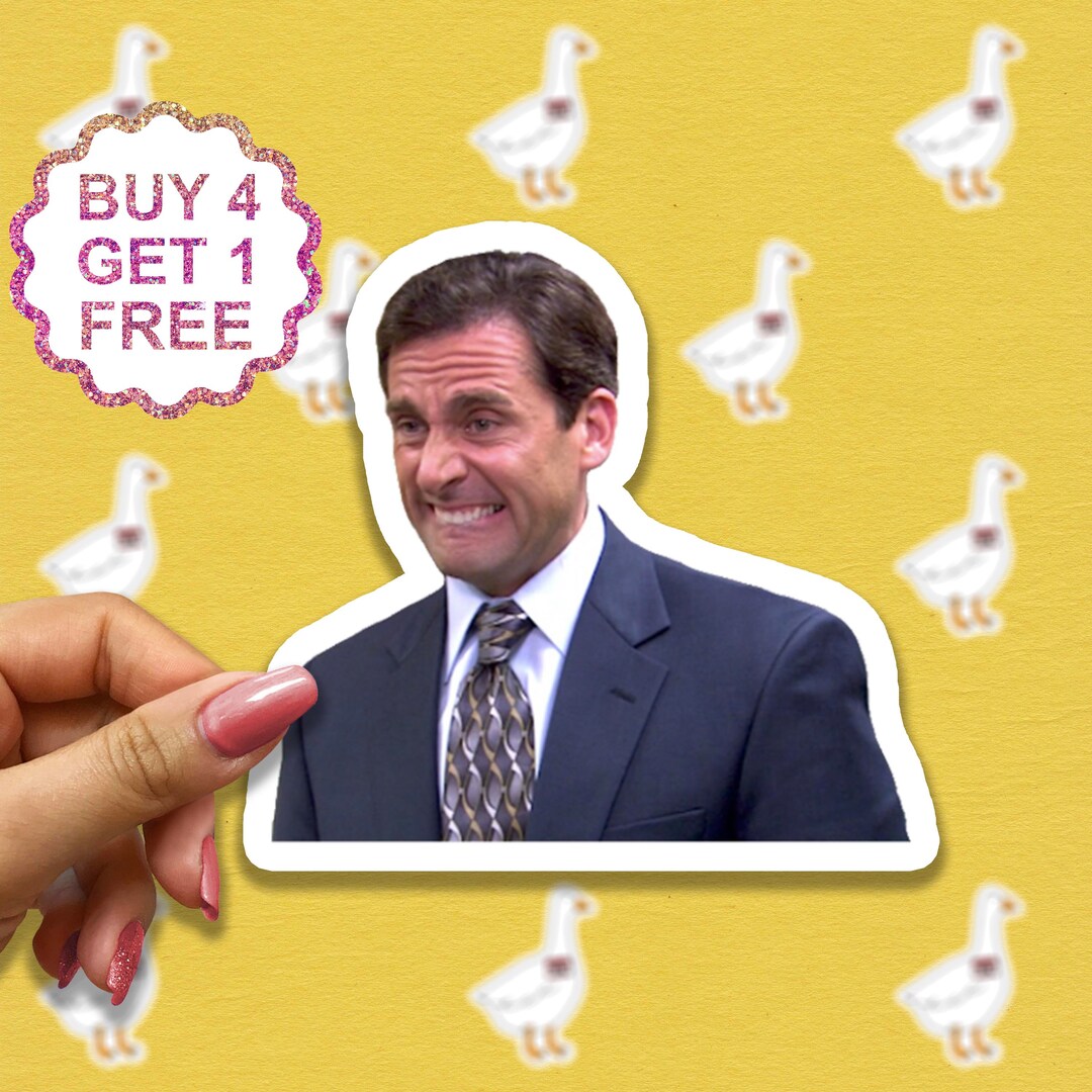 Michael Scott Funny Sticker, Quote Stickers, Michael the Office, Funny ...