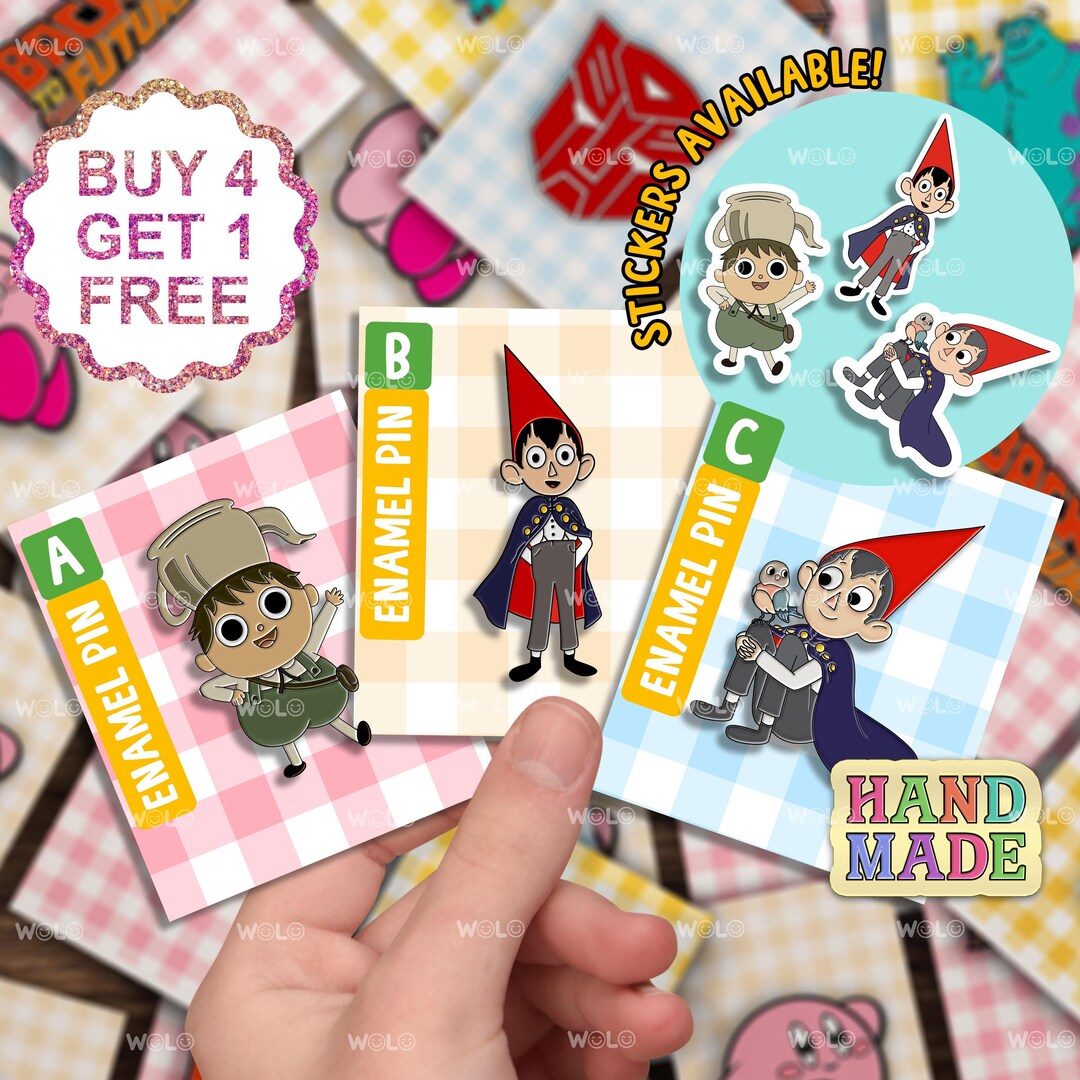 Otgw Anime Enamel Pin Gift Set Anime Lovers Gift Funny Enamel Pin Anime ...