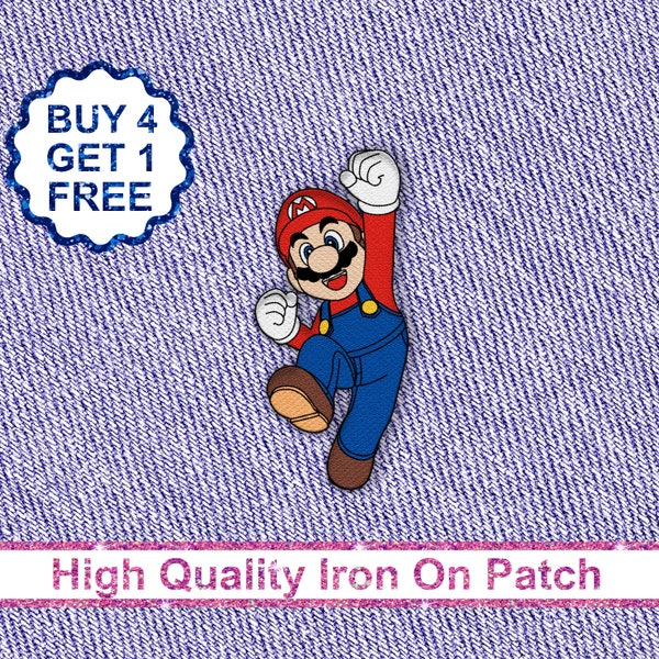 Super Mario Sew Patch - Etsy