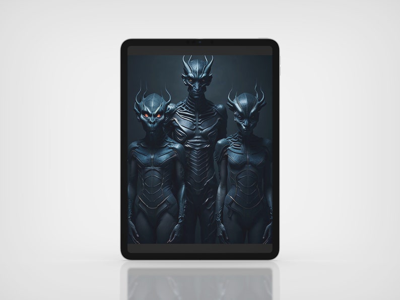 Demon Triad - Digital Art Print | Digital Download - Etsy