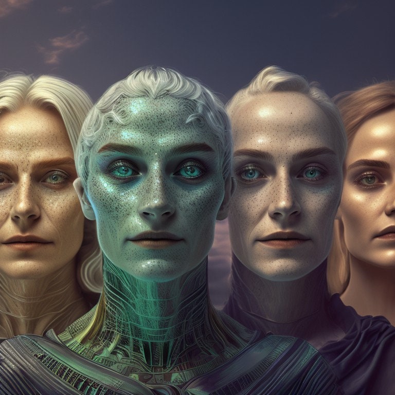 Galactic Lineage - Digital Art Print | Digital Download - Etsy