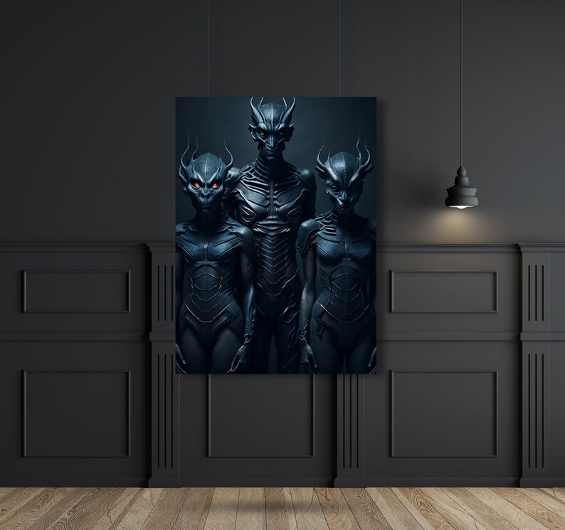 Demon Triad - Digital Art Print | Digital Download - Etsy