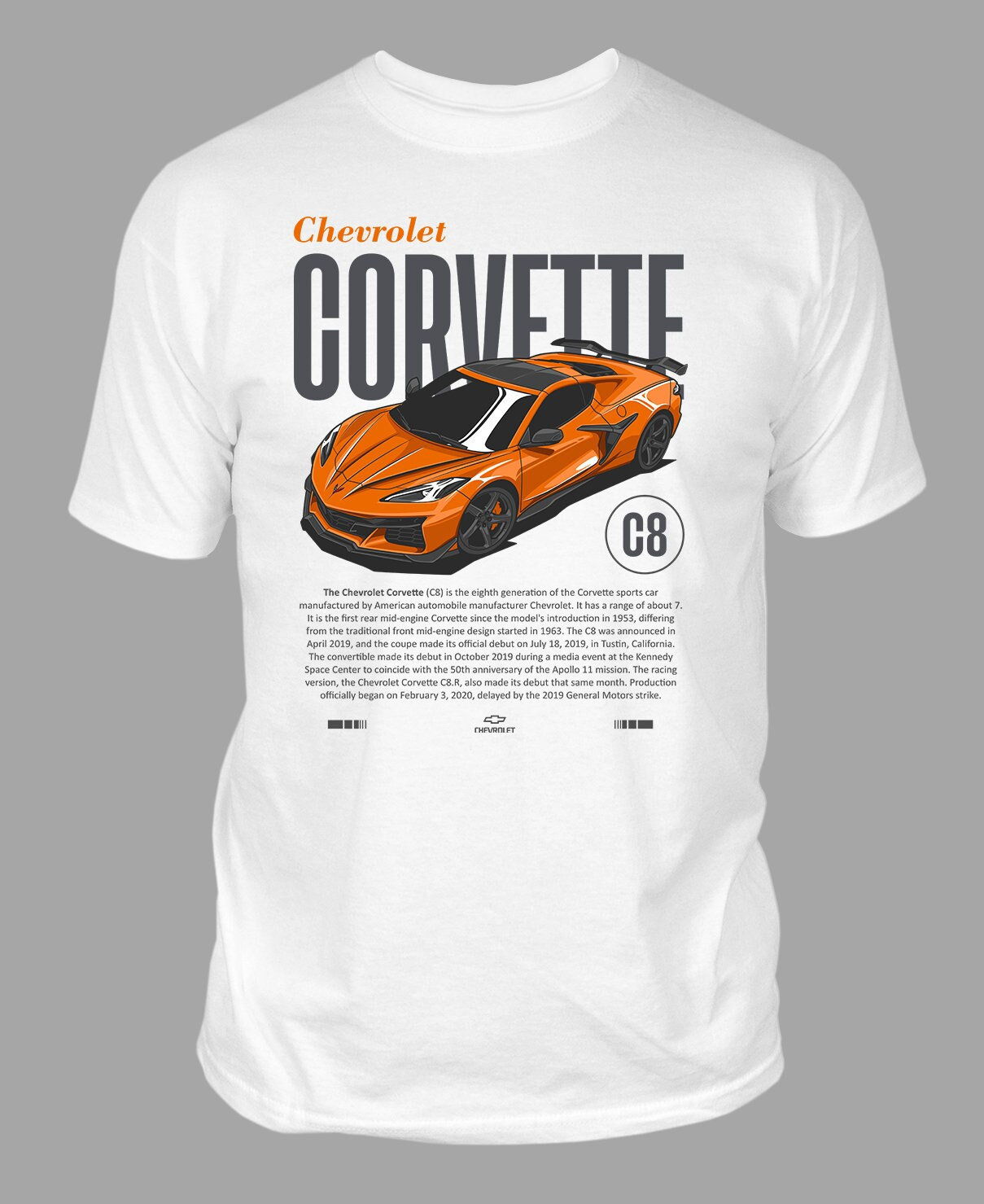Chevrolet Corvette C8 T-shirt - Etsy