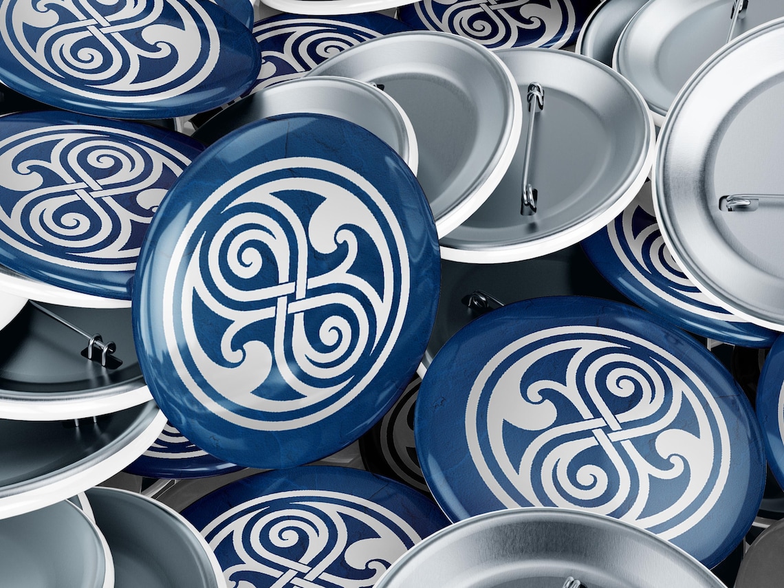 Doctor Who Pin Badge – Gallifrey | Omega, Rassilon, Time Lord, Master ...