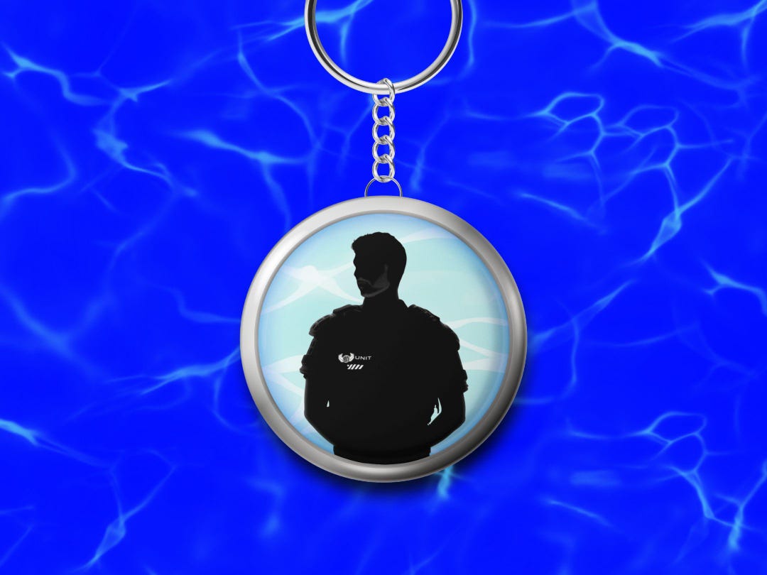 Doctor Who Keyring - Colonel Ibrahim - the War Between the Land and the ...