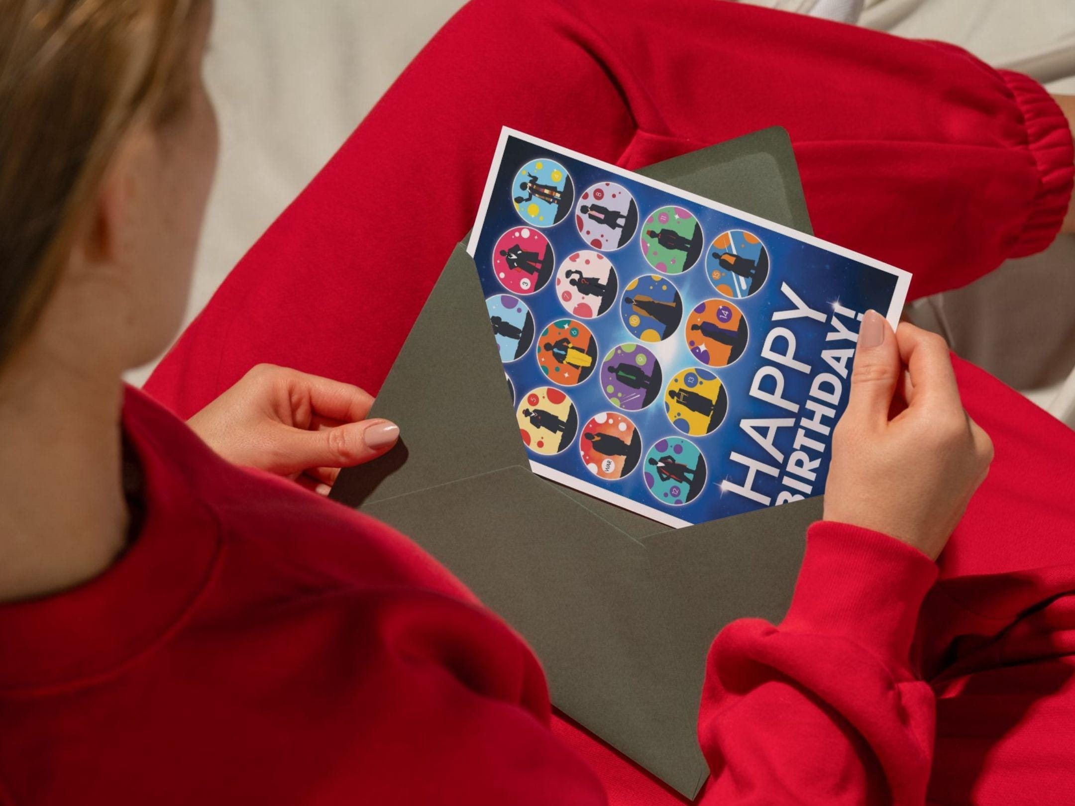 Doctor Who Birthday Card – Every Doctor Design, A5 Sci-fi Greeting for ...