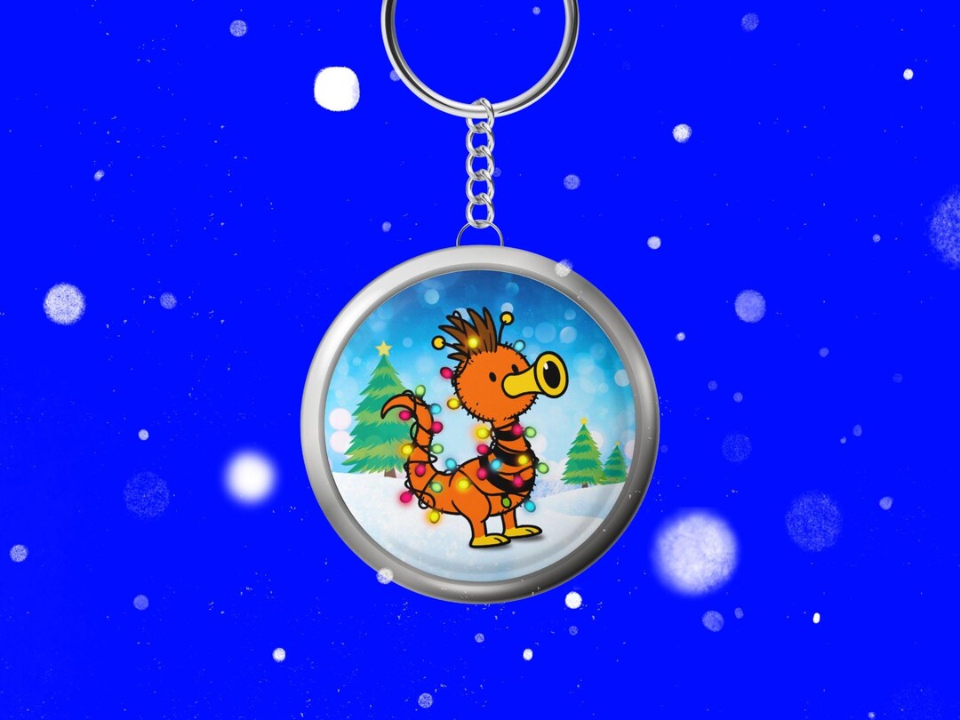 Doctor Who Christmas Keyring – Dugga Doo in Lights | Funny Sci-fi Gift ...
