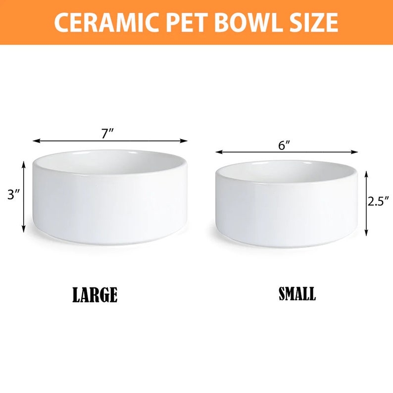 Personalized Dog Bowl Custom With Name & Breeds Design Custom - Etsy