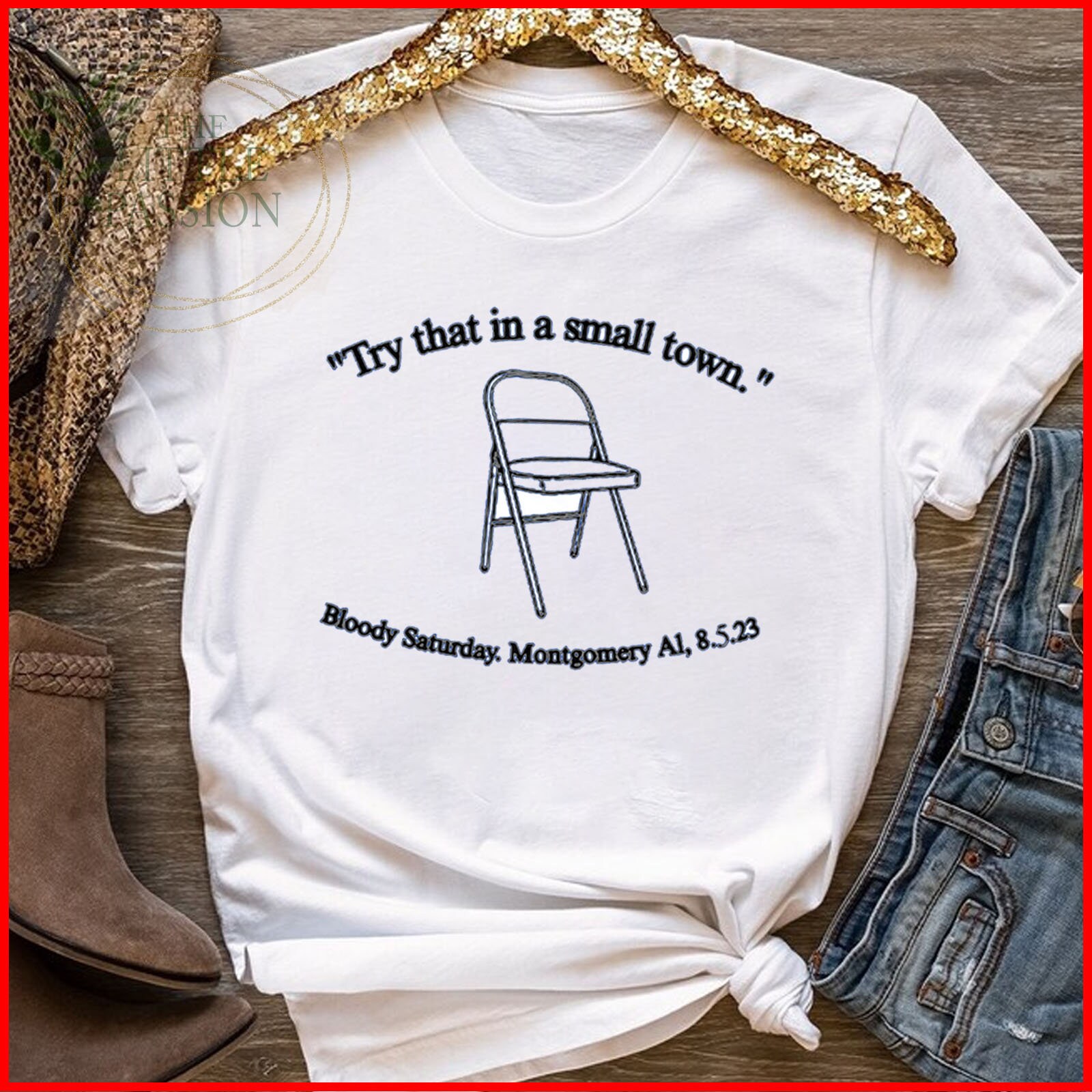 Alabama Brawl Shirt, Folding Chair Fight, A Mass Brawl Breaks Out on ...
