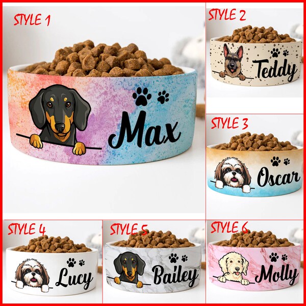Custom Dog Bowls - Etsy