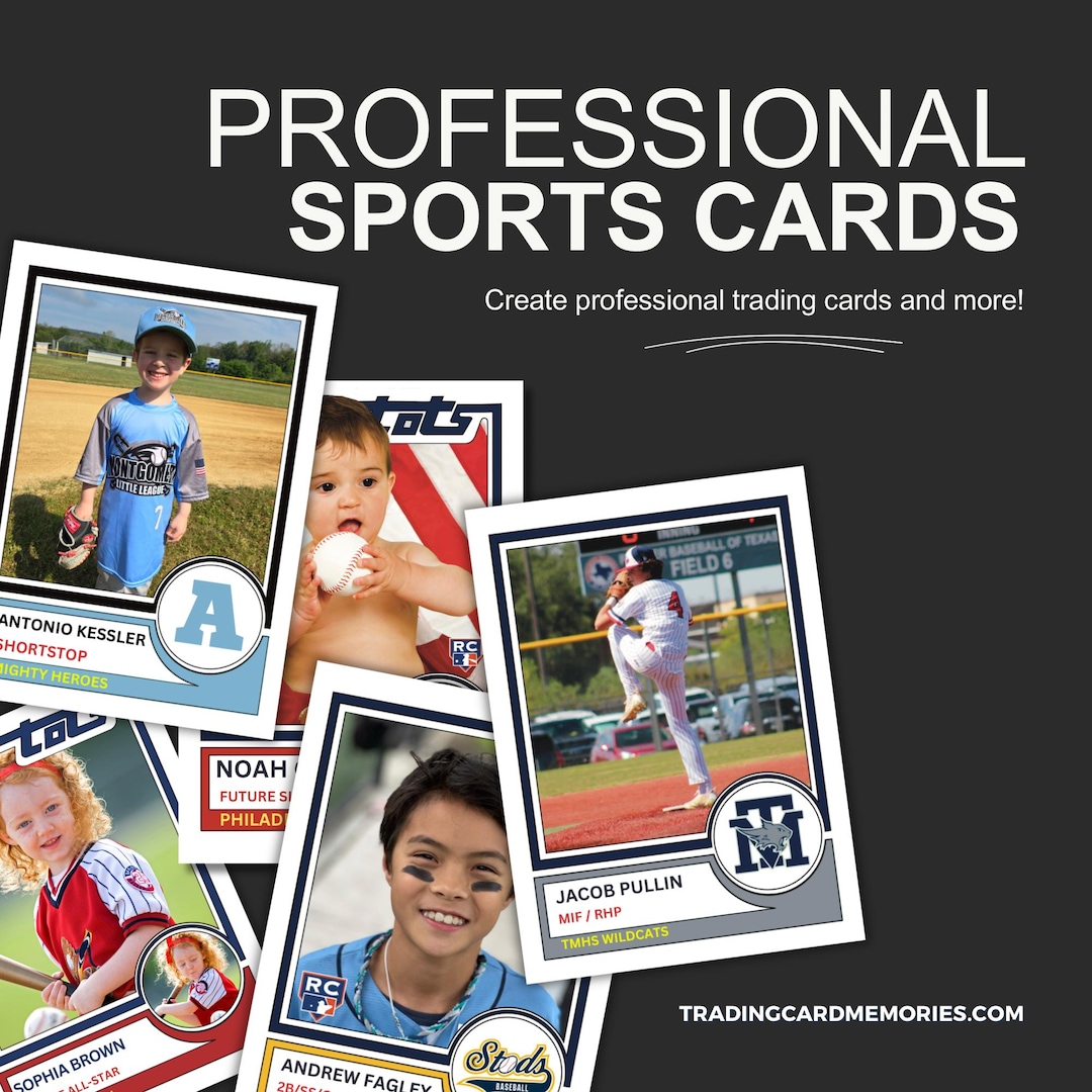 Create Custom Cards - Custom Sports Cards, Personalized Children and ...